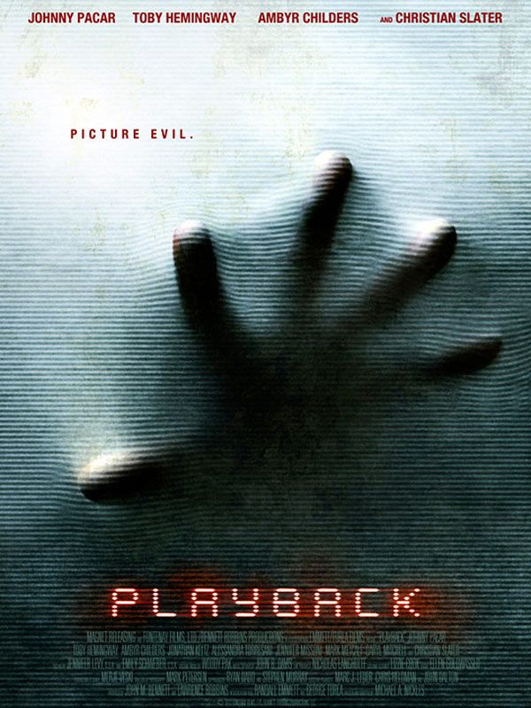 Affiche du film Playback - Photo 8 sur 8 - AlloCiné
