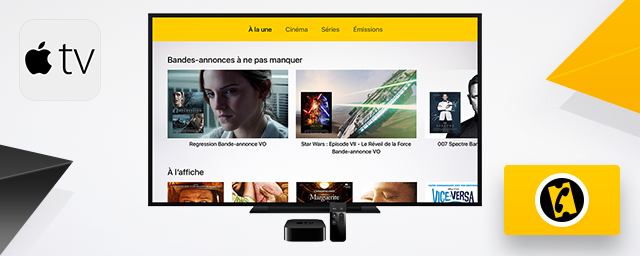 L'application AlloCiné désormais disponible sur Apple TV - Actus Ciné ...