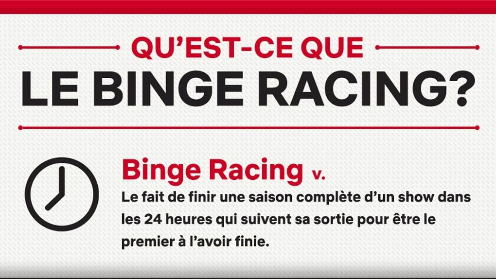 Après le binge watching, découvrez le binge racing - AlloCiné