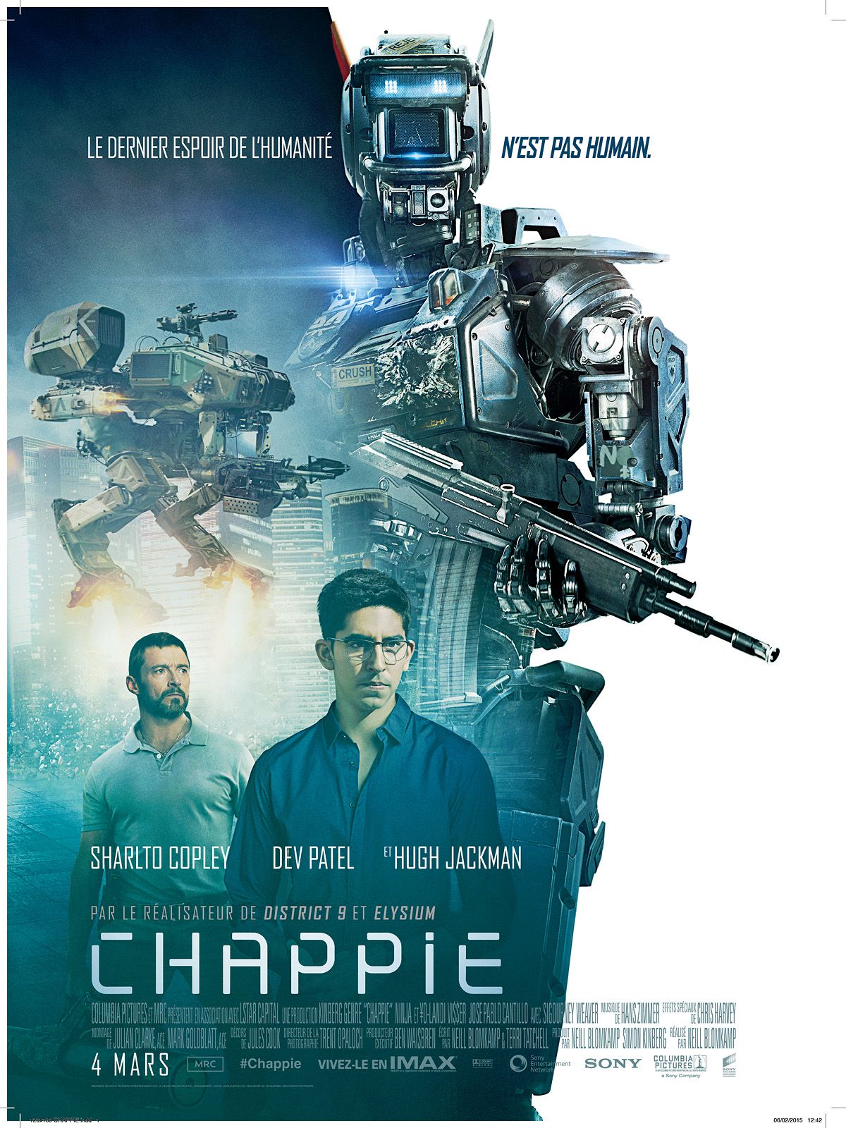 Chappie Film 2015 AlloCin Chappie Film 2015 AlloCin