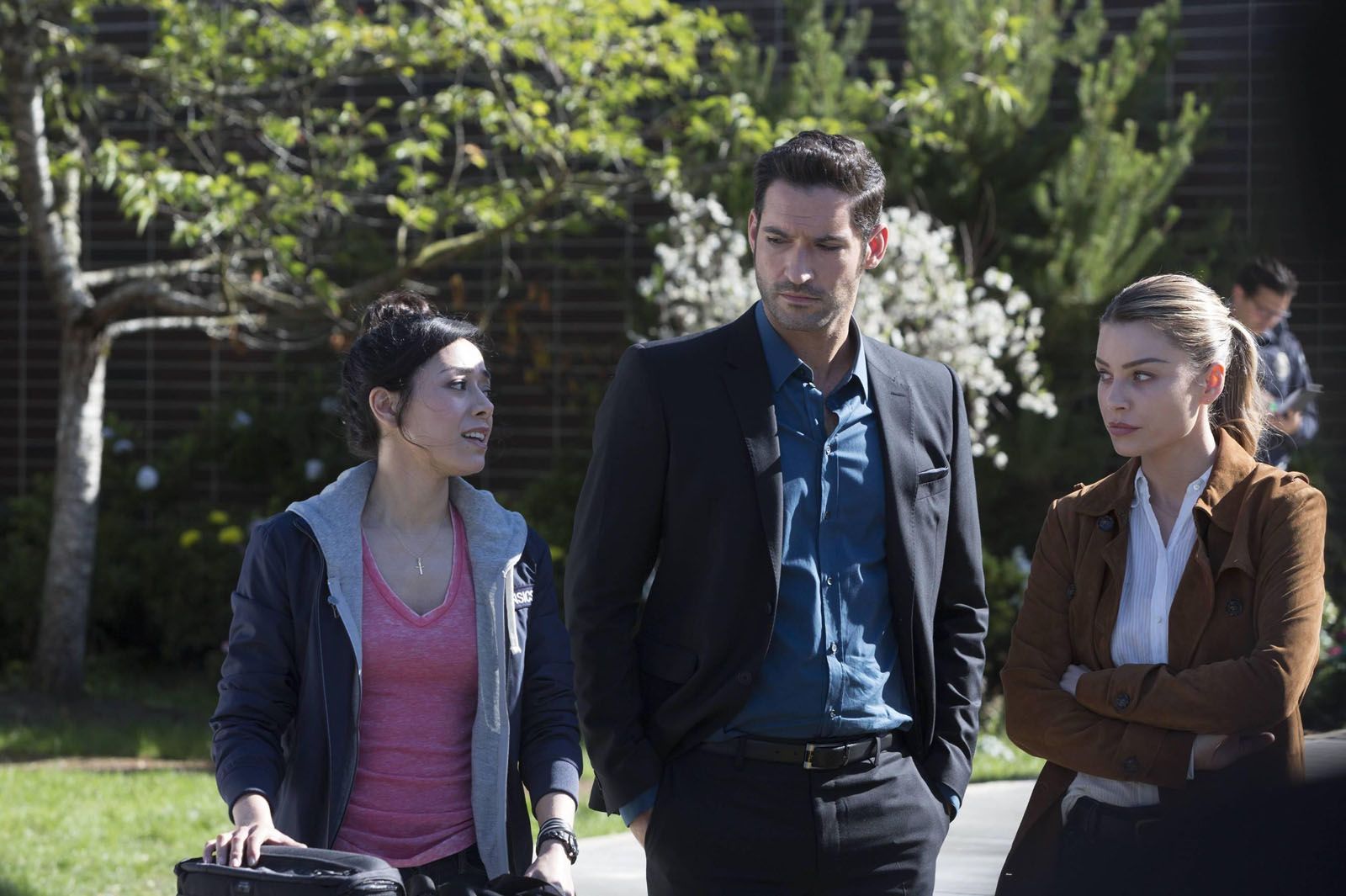 Photo de Tom Ellis - Lucifer : Photo Tom Ellis, Lauren German, Aimee ...