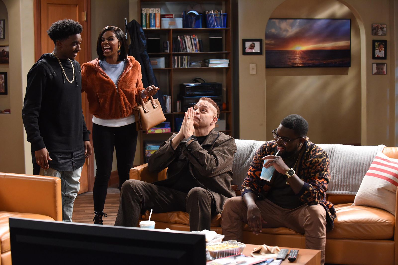 Photo de Jordan L. Jones - Rel : Photo Sinbad, Lil Rel Howery, Jessica Moore (II), Jordan L ...