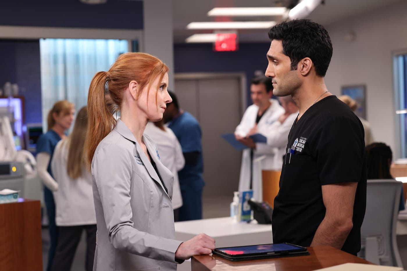 Chicago Med : Chicago Med : Photo Sarah Rafferty, Dominic Rains - 50 ...