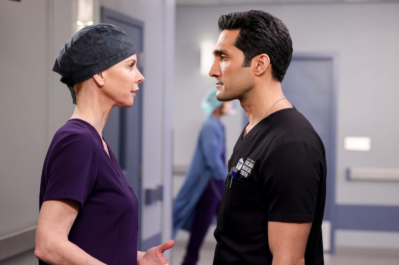 Chicago Med : Chicago Med : Photo Sarah Rafferty, Dominic Rains - 46 ...