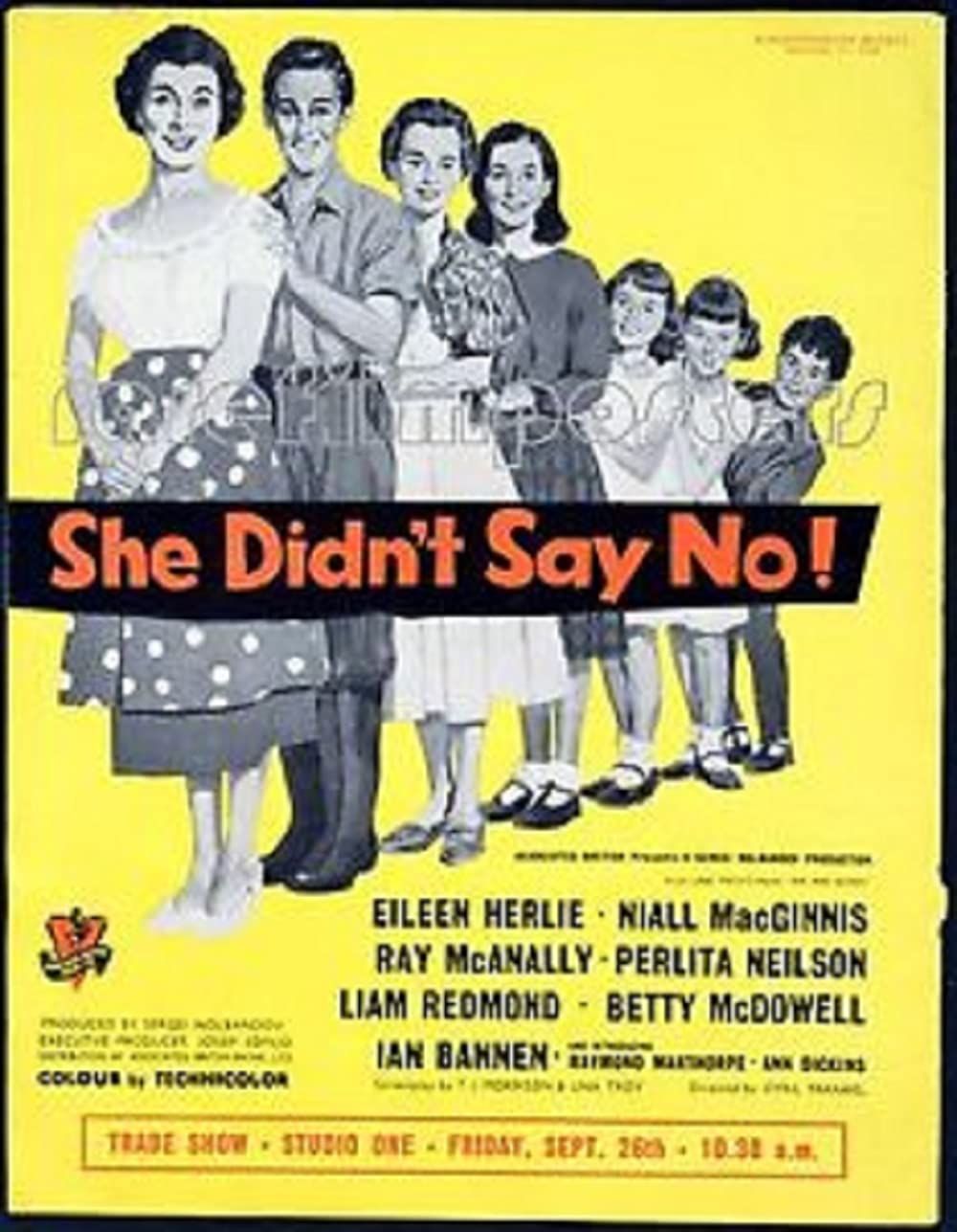 She Didn't Say No ! - Film 1958 - AlloCiné