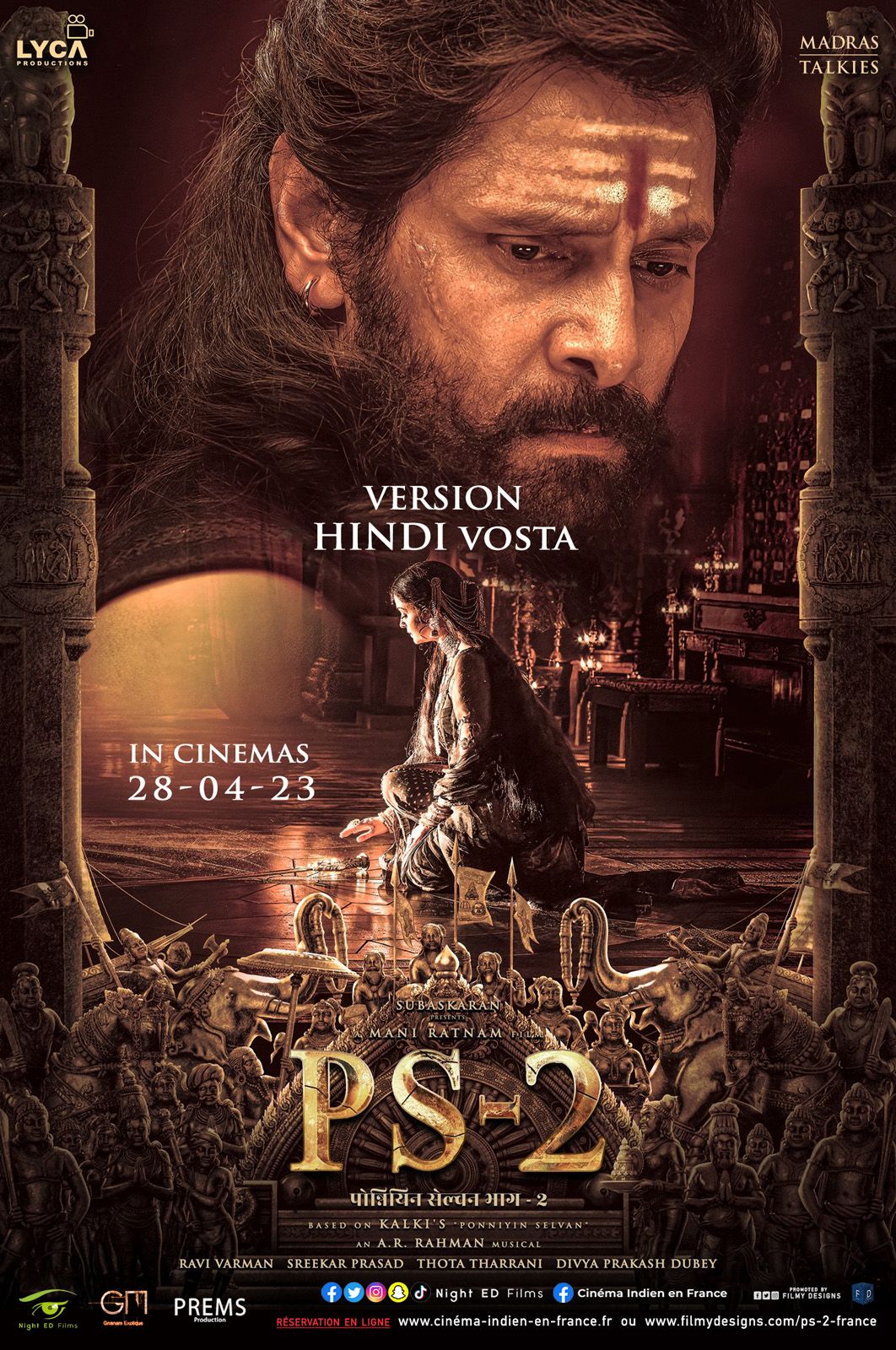 Affiche du film PS 2 - Ponniyin Selvan Partie 2 - Photo 2 sur 3 - AlloCiné