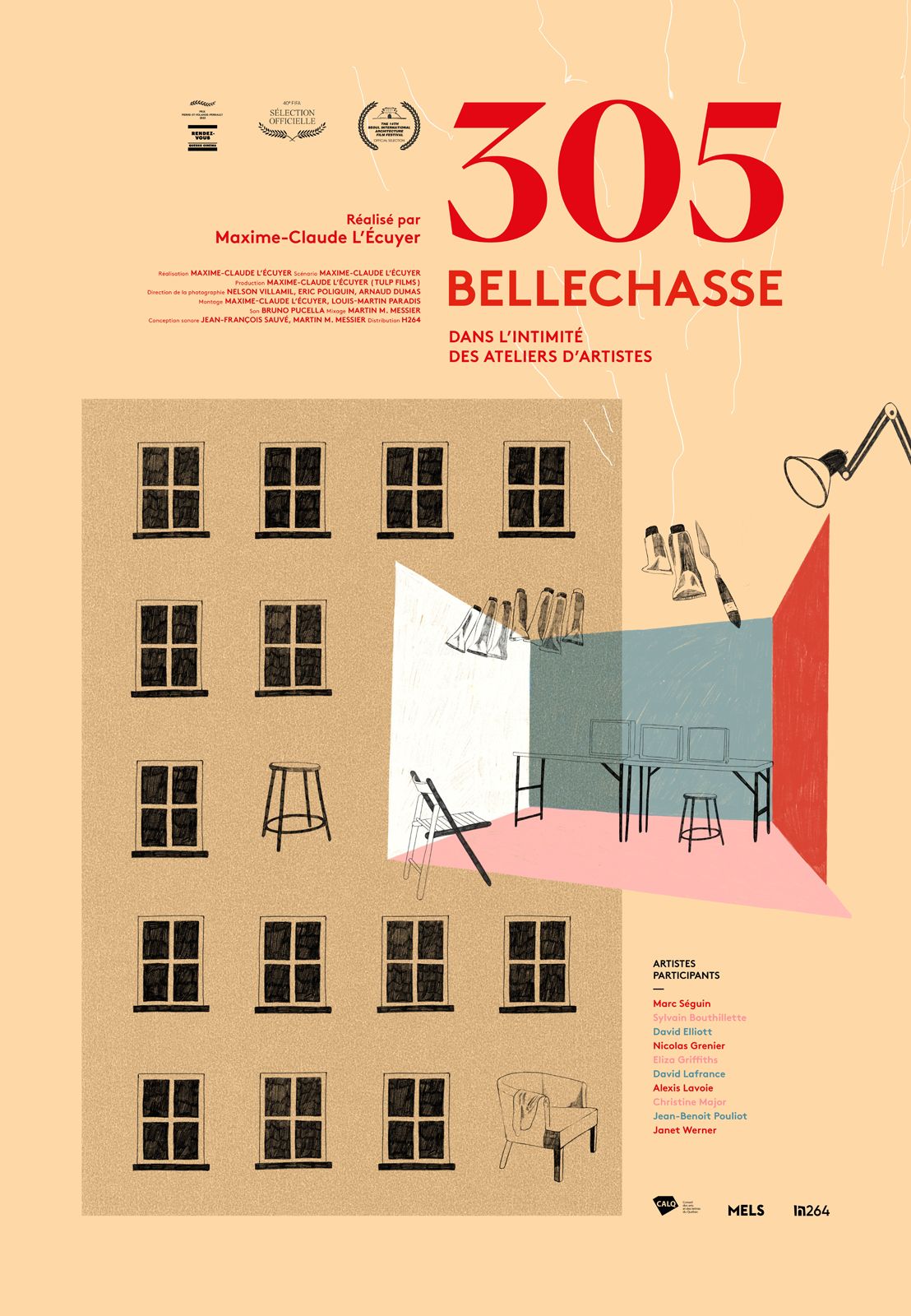 Affiche du film 305 Bellechasse, dans l'intimité des ateliers d ...